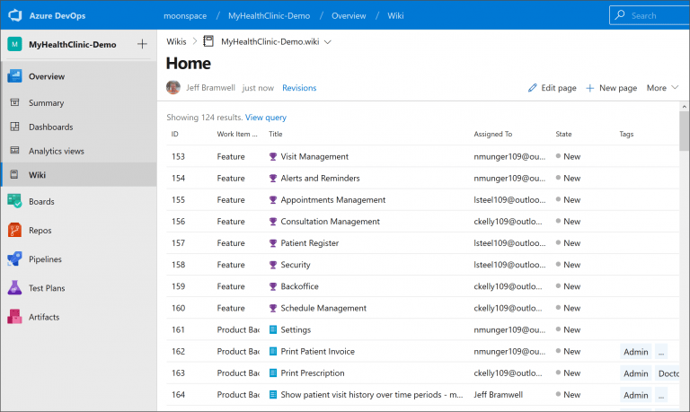 Work Items and Queries in Azure Wikis » A Developer's Life